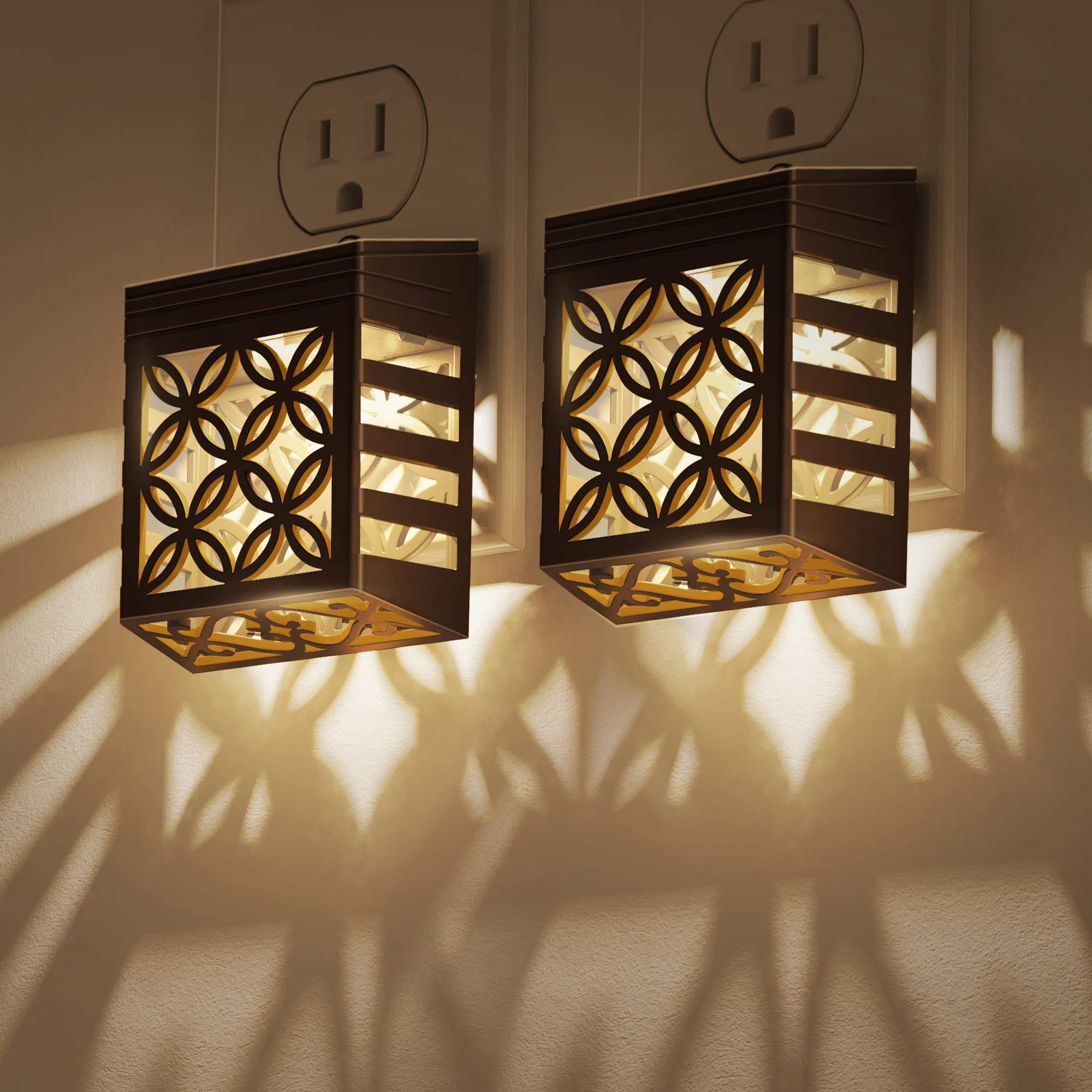 Winston Porter Plug In Night Lights [2 Pack], Night Lights, Night ...